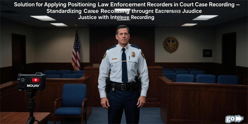 Solution for Applying Positioning Law Enforcement Recorders in Court ...